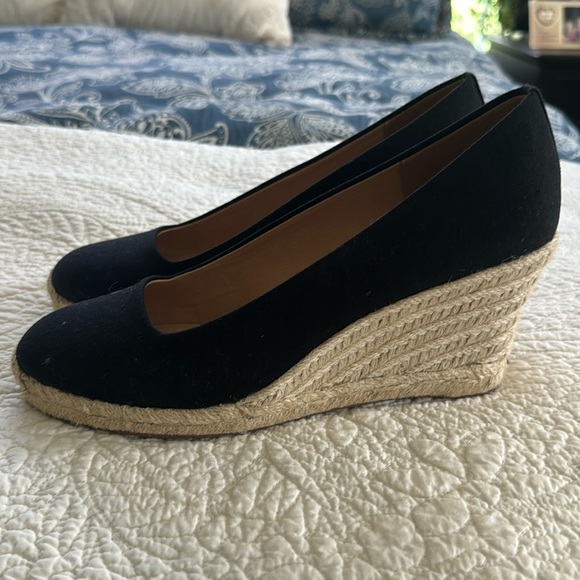 J. Crew | Shoes | New J Crew Seville Espadrille In Black Canvas | Poshmark